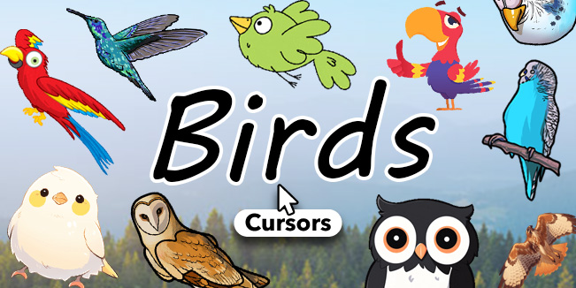 Birds Cursors Collection - Sweezy Custom Cursors