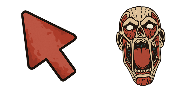 Attack on Titan Colossal Titan & Arrow Cursor - Sweezy Cursors