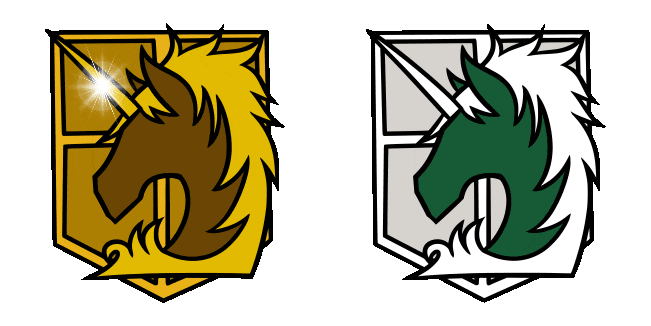 Attack on Titan Unicorn Symbol Animated Cursor - Sweezy Cursors