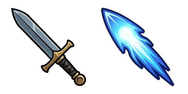 Cool Custom Knife Cursor - Sweezy Custom Cursors