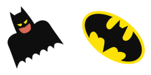 Batman Symbol & Cute Batman Cursor - Sweezy Custom Cursors