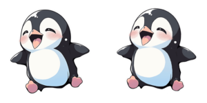 Cheerful Penguin Cursor - Penguin Cursors - Sweezy Cursors