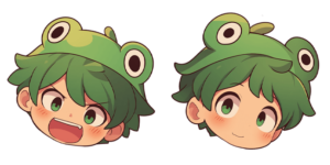 Chibi Froggy Boy Cursor - Sweezy Custom Cursors