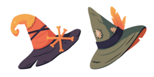 Colorful Witch's Hat Cursor - Sweezy Custom Cursors