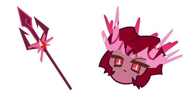 Cookie Run Crimson Coral Cookie Cursor - Sweezy Cursors