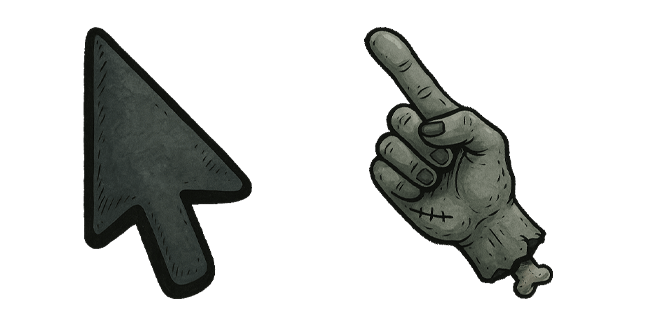 Creepy Severed Hand Cursor - Sweezy Custom Cursors