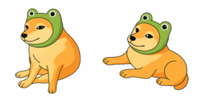 Doge Frog Head Meme Cursor - Sweezy Custom Cursors