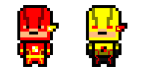Flash & Reverse-Flash Pixel Cursor - Sweezy Cursors