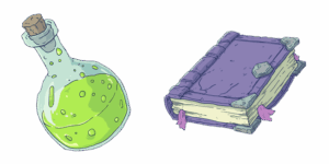 Forbidden Elixir & Alchemy Book Cursor - Sweezy Cursors