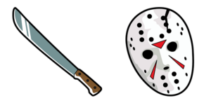 Friday the 13th Jason Voorhees & Machete Cursor - Sweezy Cursors