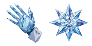 Frozen Hand & Snowflake Cursor - Sweezy Custom Cursors