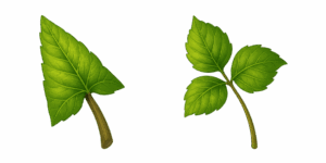 Green Leaf Nature Cursor - Sweezy Custom Cursors