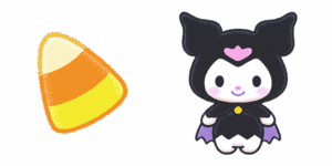 Halloween Kuromi & Candy Corn Cursor - Sweezy Cursors