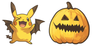 Halloween Pikachu & Jack-O-Lantern Cursor - Sweezy Custom Cursors