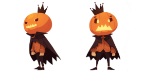 Halloween Pumpkin King Character Cursor - Sweezy Custom Cursors