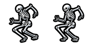 Halloween Skeleton Cursor - Halloween Cursors - Sweezy Cursors