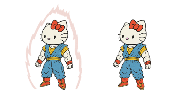 Sanrio Hello Kitty White Arrow Cursor - Sweezy Custom Cursors