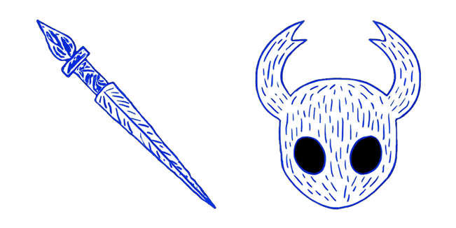 Hollow Knight The Knight Cursor - Sweezy Custom Cursors
