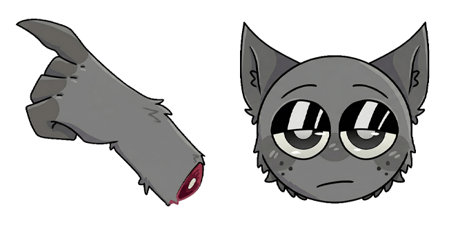 Incredibox Sprunki Gray Animated Cursor - Windows Cursor - Sweezy