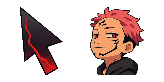 Jujutsu Kaisen Sukuna Arrow Animated Cursor - Sweezy Custom Cursors