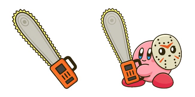 Kirby Chainsaw & Jason Mask Cursor - Sweezy Custom Cursors