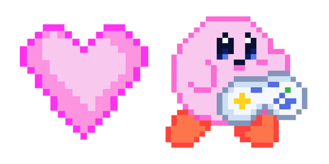 Kirby Cursor - Cool Games Cursors - Sweezy Custom Cursors