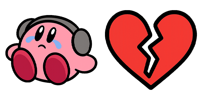 Kirby Cursor - Cool Games Cursors - Sweezy Custom Cursors