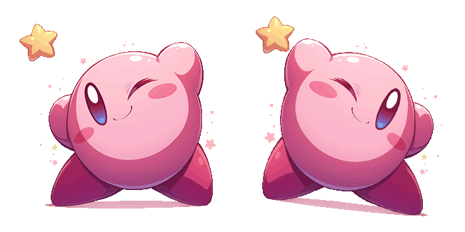 Kirby Cursors Collection - Sweezy Custom Cursors