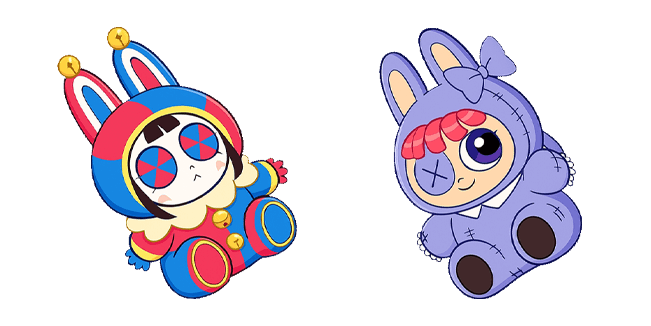 Labubu x The Amazing Digital Circus Pomni & Ragatha Cursor - Sweezy ...