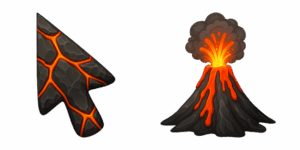 Lava Volcano Eruption Cursor - Sweezy Custom Cursors