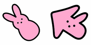 Lil Peep Cursor with Peeps Bunny - Rappers Cursors - Sweezy Cursors