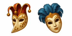 Masquerade Mystery Mask Cursor - Sweezy Custom Cursors