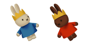 Miffy & Melanie Cursor - Cartoons Cursors - Sweezy Custom Cursors