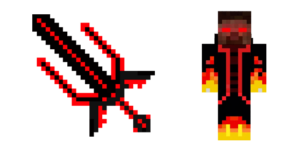 Minecraft Diamond Sword Cursor - Minecraft Cursors - Sweezy Cursor