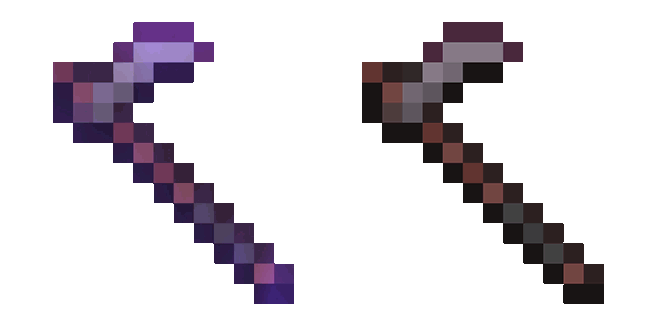 Minecraft Mace Enchanted Animated Cursor - Sweezy Cursors