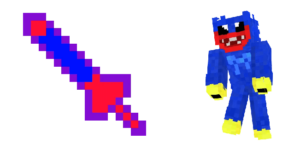 Minecraft Diamond Sword Cursor - Minecraft Cursors - Sweezy Cursor