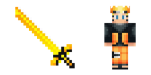 Minecraft Diamond Sword Cursor - Minecraft Cursors - Sweezy Cursor