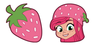 Modern Strawberry Shortcake Cursor - Windows Cursors - Sweezy