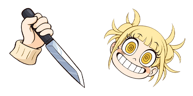 My Hero Academia Himiko Toga Retro Cartoon Cursor - Sweezy Custom Cursors