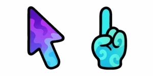 Mystic Swirl Glow Arrow Cursor - Sweezy Custom Cursors
