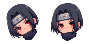 Naruto Chibi Itachi Uchiha Cursor - Naruto Cursors - Sweezy Cursors