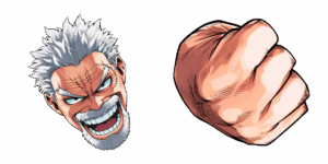 One Piece Monkey D. Garp Fist Cursor - Sweezy Custom Cursors