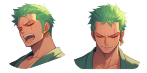 One Piece Roronoa Zoro & Swords Animated Cursor - Sweezy