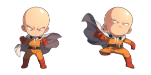 One-Punch Man Anime Cursor with Saitama - Sweezy Custom Cursors