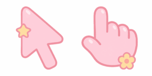 Pink Cutecore Cursor - Sweezy Custom Cursors