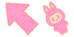 Pink Labubu Cursor - Sweezy Custom Cursors