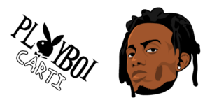 Playboi Carti & Logo Cursor - Rappers Cursors - Sweezy Cursors