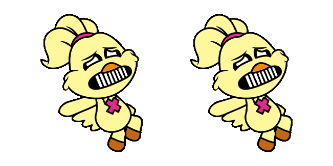 Poppy Playtime Frowning Critters Wimpin Chikin Animated Cursor - Sweezy ...