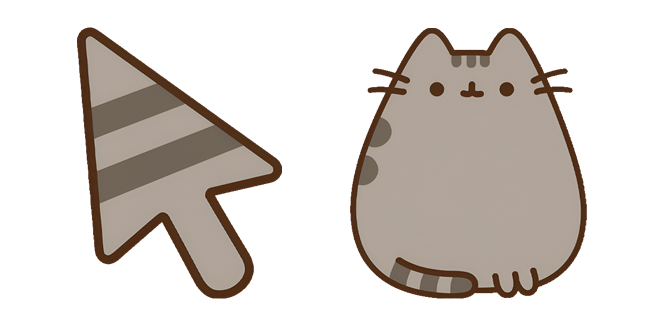 Pusheen the Cat & Arrow Cursor - Sweezy Custom Cursors