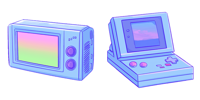 Retro Handheld Gaming Consoles Cursor - Sweezy Custom Cursors